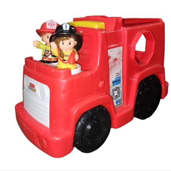 Fisher-Price | Toys | Fisherprice Little People Fire Truck And Fire Fighter Play Set 2 Little ...
